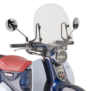 GIVI | 1168A Honda Transparent Screen fits SUPER CUB C125 Ridge Living ...